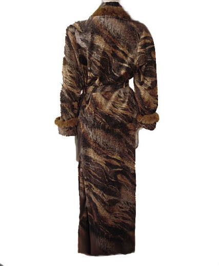 RARE & UNIQUE LUXURIOUS PRE-OWNED DIAMOND TEA ROBE SATIN LINED DRESSIN ...