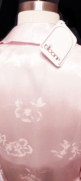 * VINTAGE '80S MADE IN ITALY SATIN SHIMMERING BABY PINK PEIGNOIR NIGHT ...